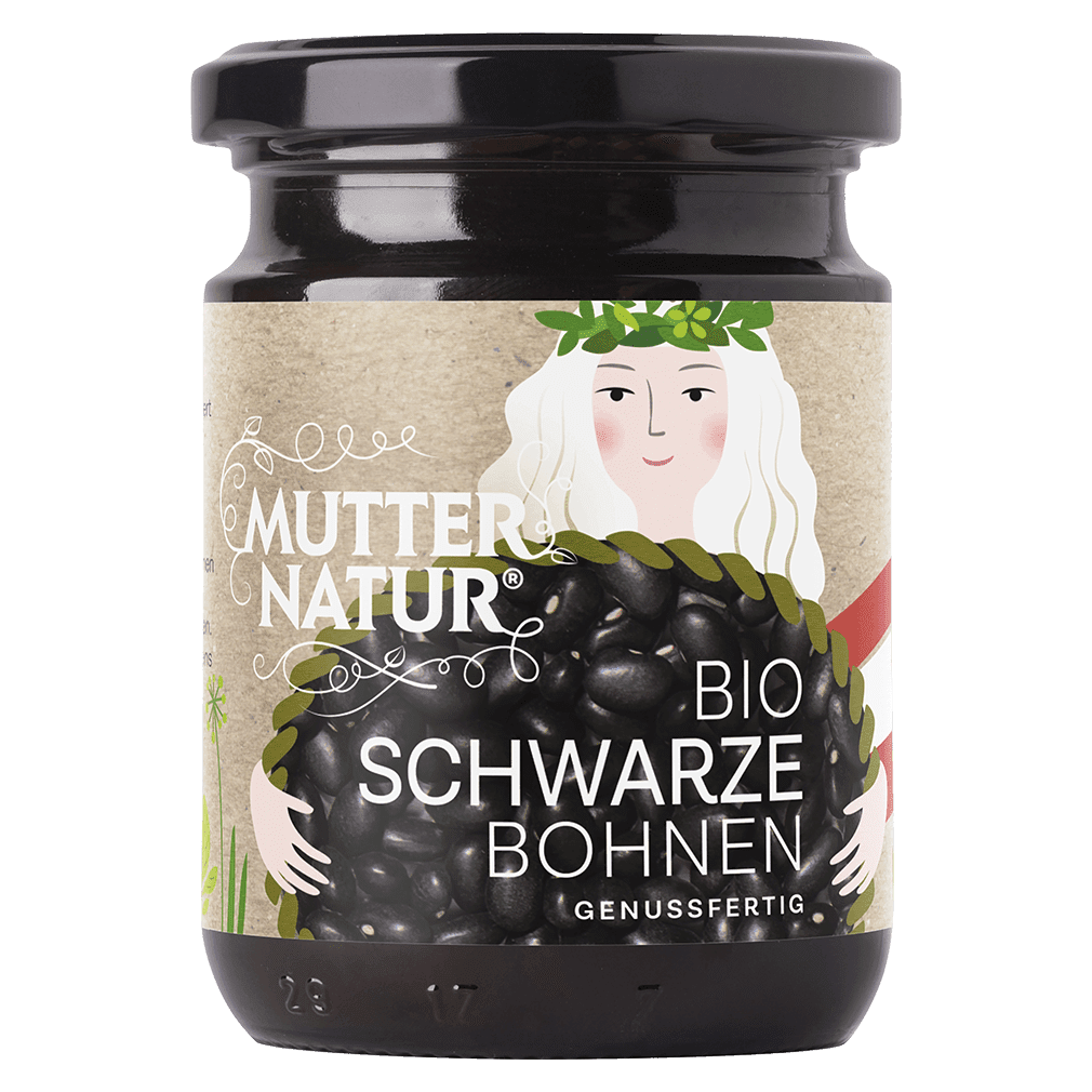 Bio Schwarze Bohnen im Glas von Mutter Natur bei greenist.de