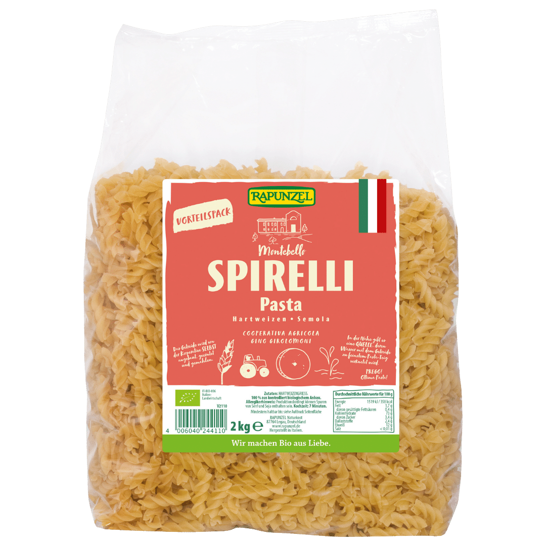 Bio Spirelli Semola von Rapunzel bei greenist.de