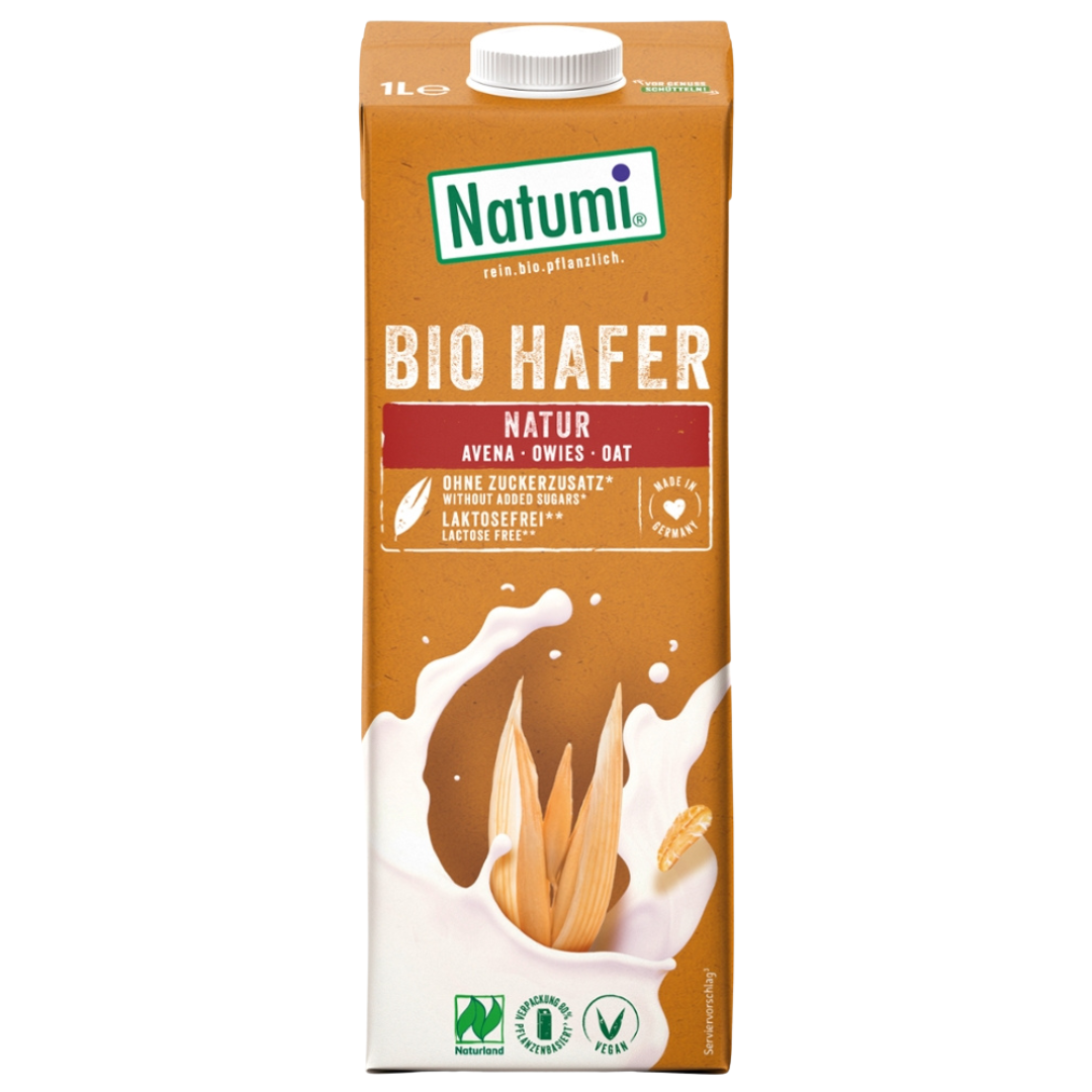 Veganer Natumi Bio Hafer natural Drink günstig I greenist