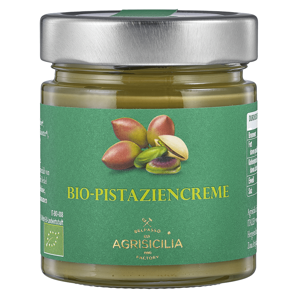 Bio Pistaziencreme aus Sizilien fein-nussig | Agrisicilia