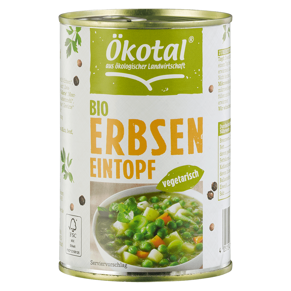 Bio Erbseneintopf von Ökotal bei greenist.de