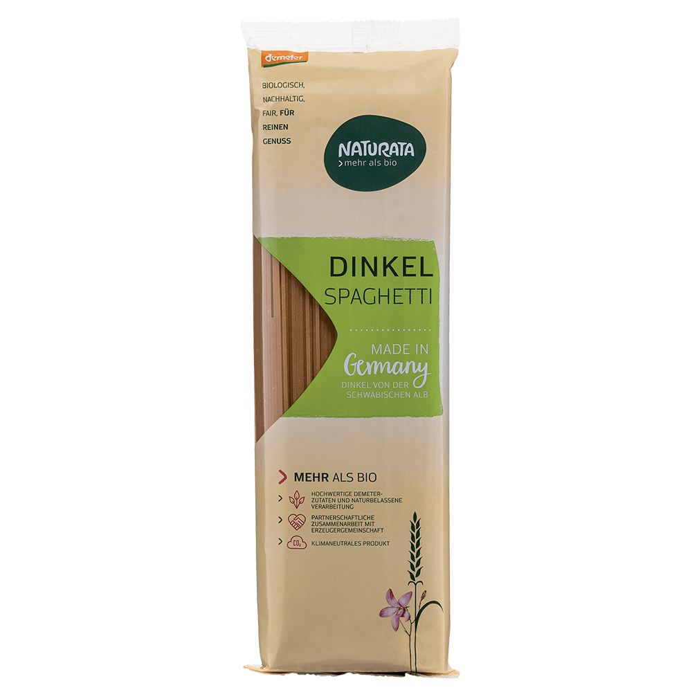 Dinkel hell Spaghetti – Bio-Nudeln von Naturata