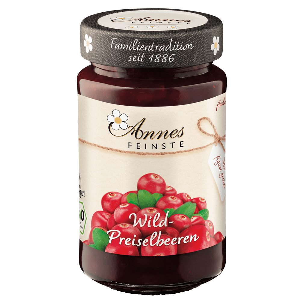 Annes Feinste Bio Wildpreiselbeeren-Auslese