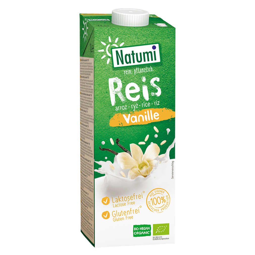 Bio Reis-Drink Vanille von Natumi