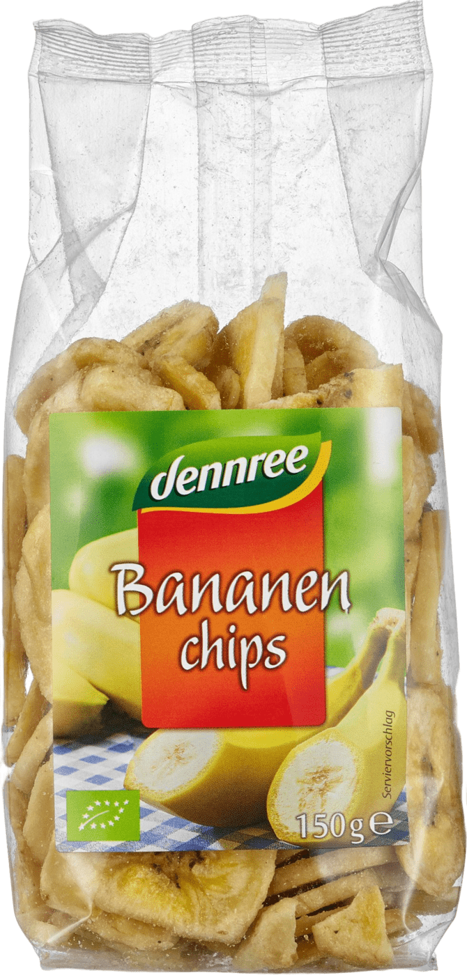 Bio Bananenchips von dennree bei greenist.de