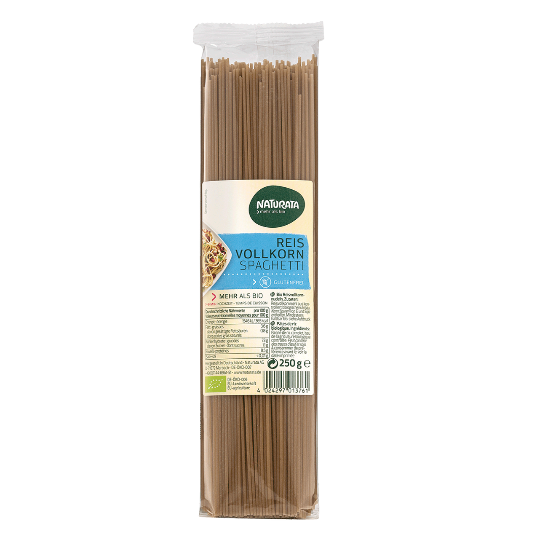 Bio Reis-Nudeln von Naturata – glutenfrei & vielseitig