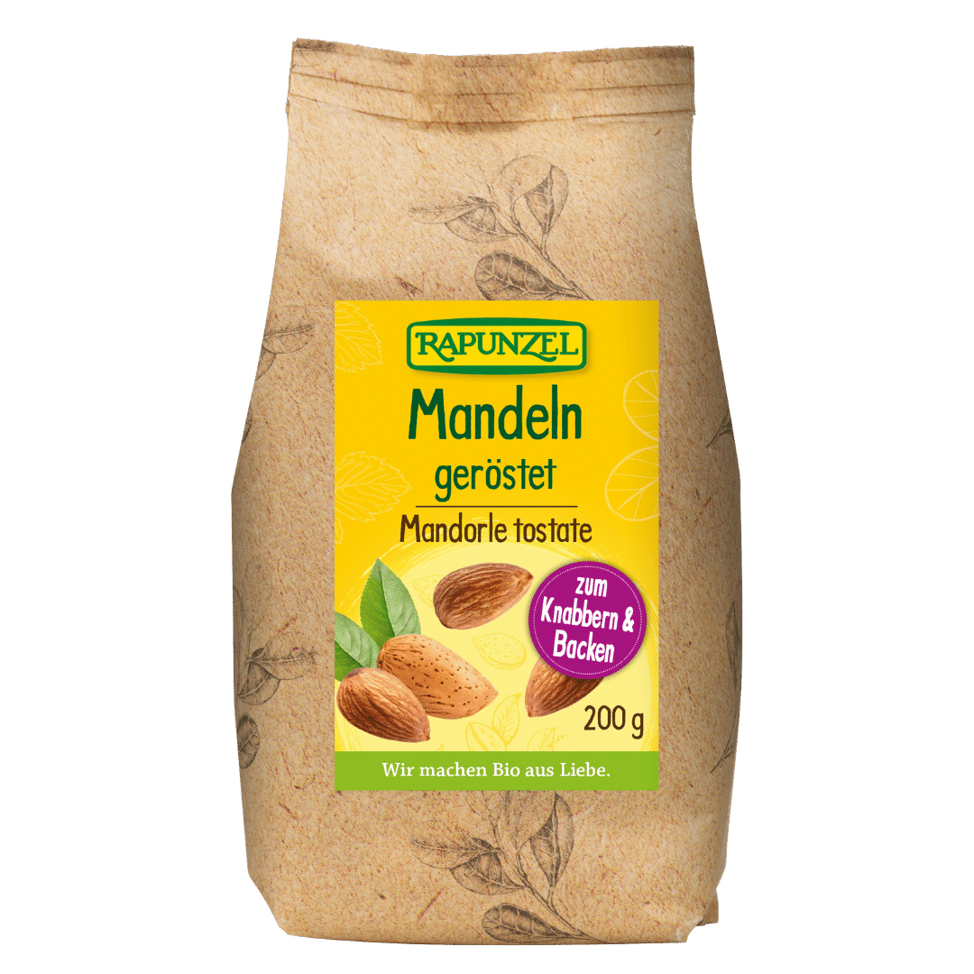 Bio Mandeln geröstet – aromatisch & knackig ️